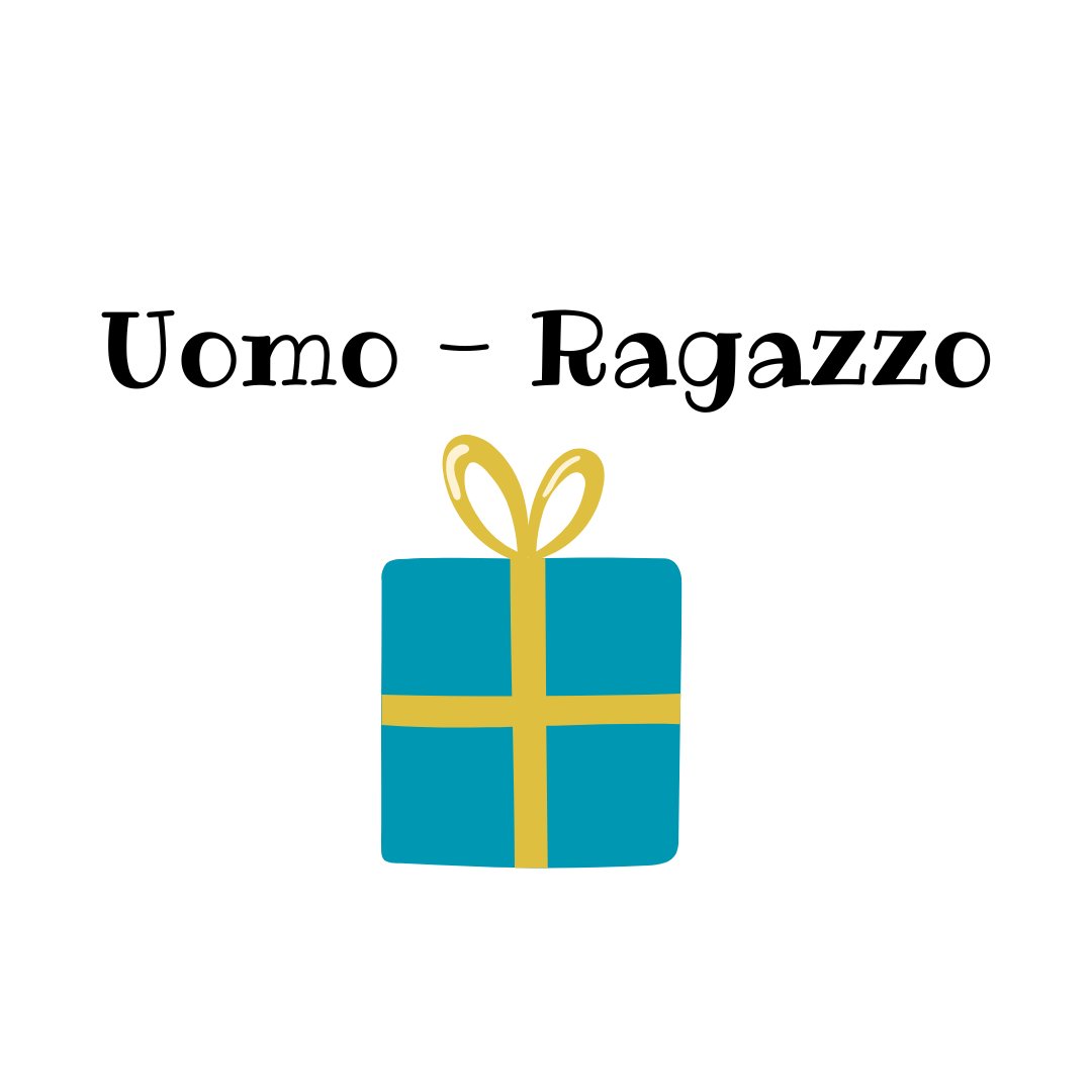 Uomo - Ragazzo – Apple Tiny Gift Shop